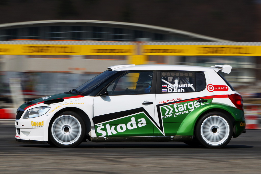 Škoda fabia S2000 – slovenska predstavitev